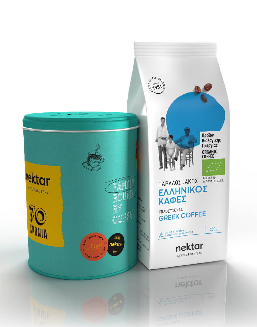 EXPORT PACKAGE - GREEK ORGANIC COFFEE & ANNIVERSARY BOX - Nektar Coffee ...